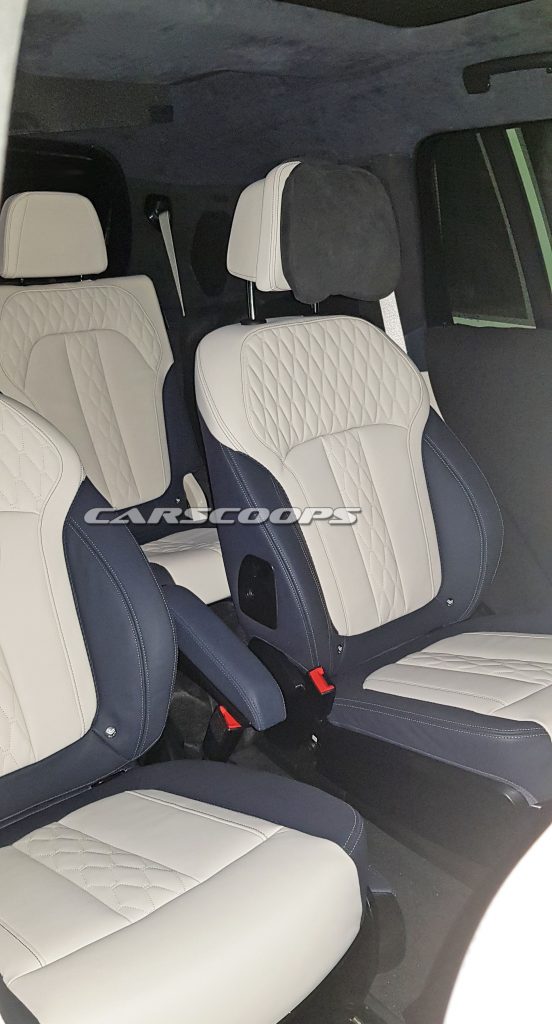 BMW X7 Spied Inside Out: Flagship SUV Shows Luxurious Two-Tone Leather ...