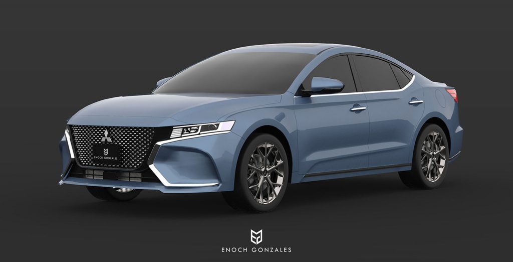 2020 Mitsubishi Gallant Study Envisions The Unlikely Rebirth Of A Mid ...
