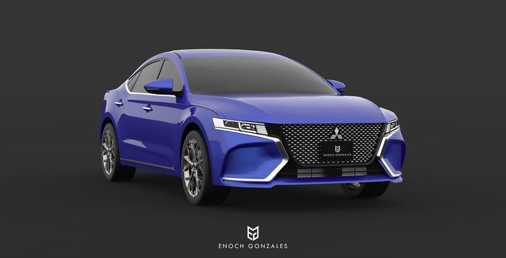 2020 Mitsubishi Gallant Study Envisions The Unlikely Rebirth Of A Mid ...