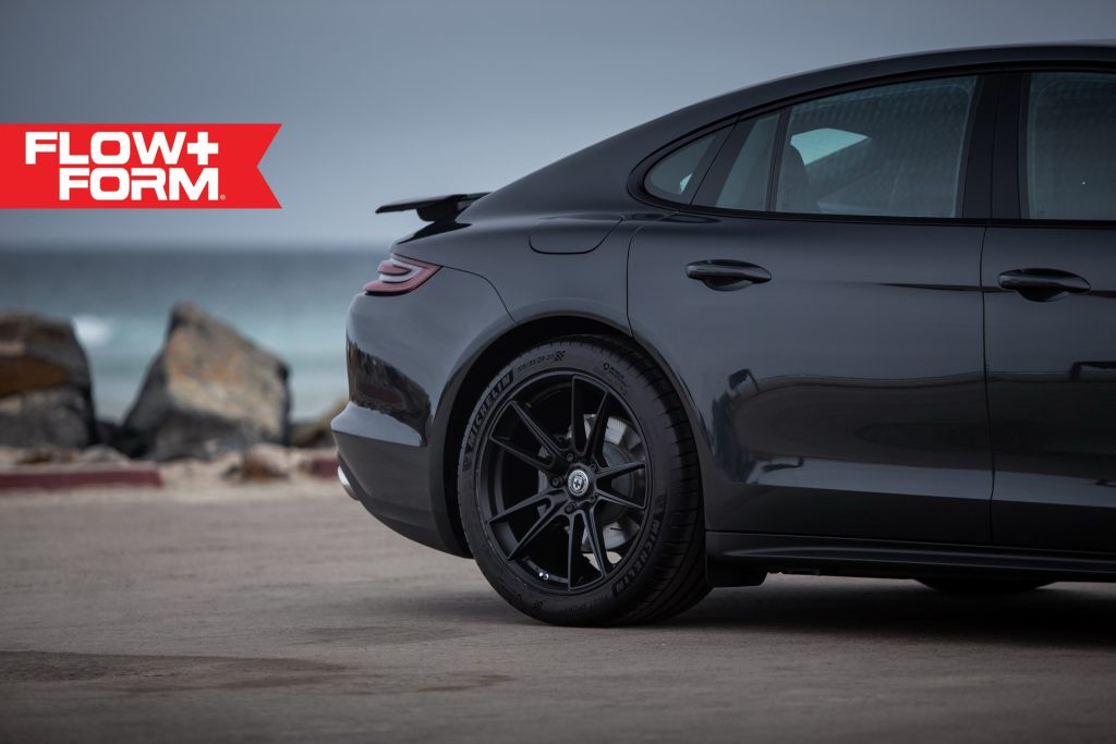 Porsche Panamera 4S Straps On ‘Tarmac’ (i.e. Black) Custom Wheels ...