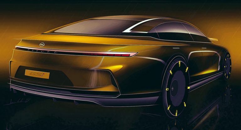 Opel Rekord Imagined As A 21st Century Flagship | Carscoops