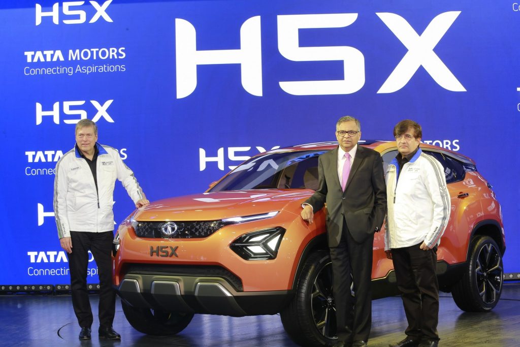 2020 Tata Harrier SUV Showcases Its JLR Underpinnings, Goes For A Swim ...