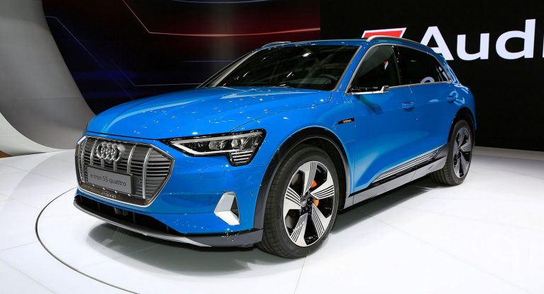 Audi Shows Its E-Tron SUV Model X Hunter In French Capital | Carscoops