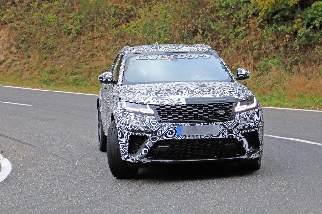 Land Rover’s Upcoming 550HP Velar SVR Shows More Skin In Latest Spy ...