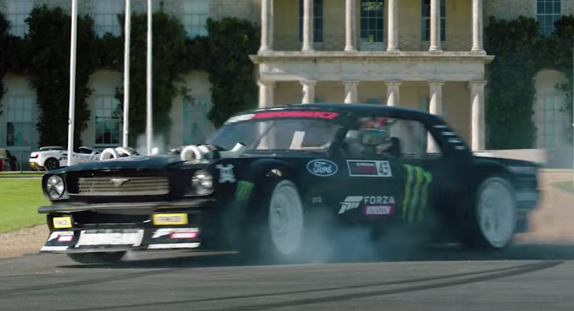 Watch Ken Block Disturb The Peace At Goodwood In His Hoonicorn Mustang ...