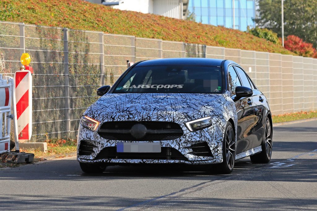 2019 Mercedes-AMG A35 Sedan Prototype Leaves Little To The Imagination ...
