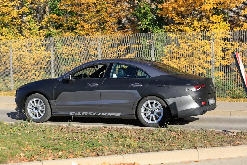 2020 Mercedes CLA Shows Its Sporty Silhouette Ahead Of CES | Carscoops