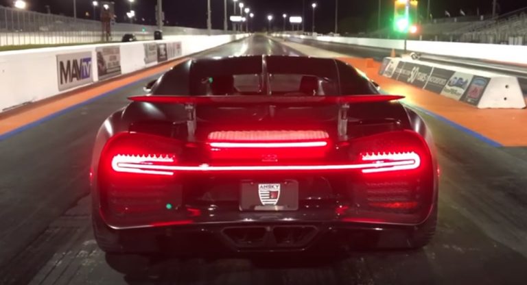 Watch A Bugatti Chiron Rocket Down The Quarter Mile In Under 10 Seconds ...