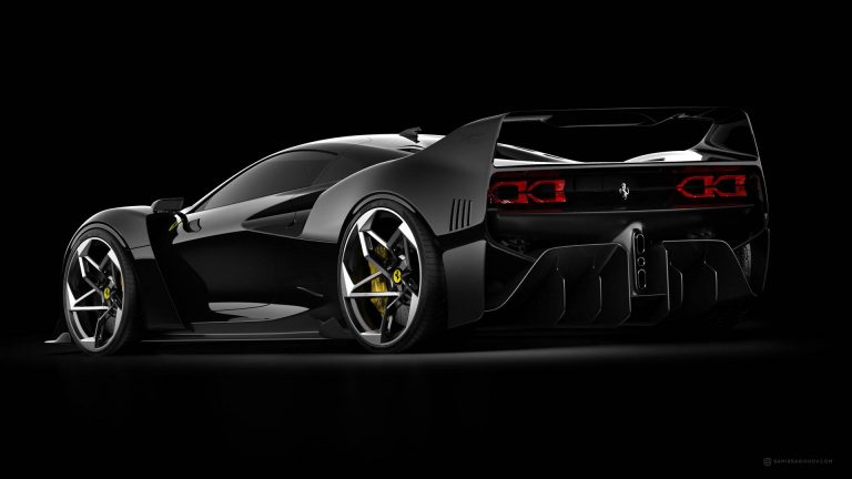Legendary Ferrari F40 Reimagined Using Brand’s Current Styling Cues ...