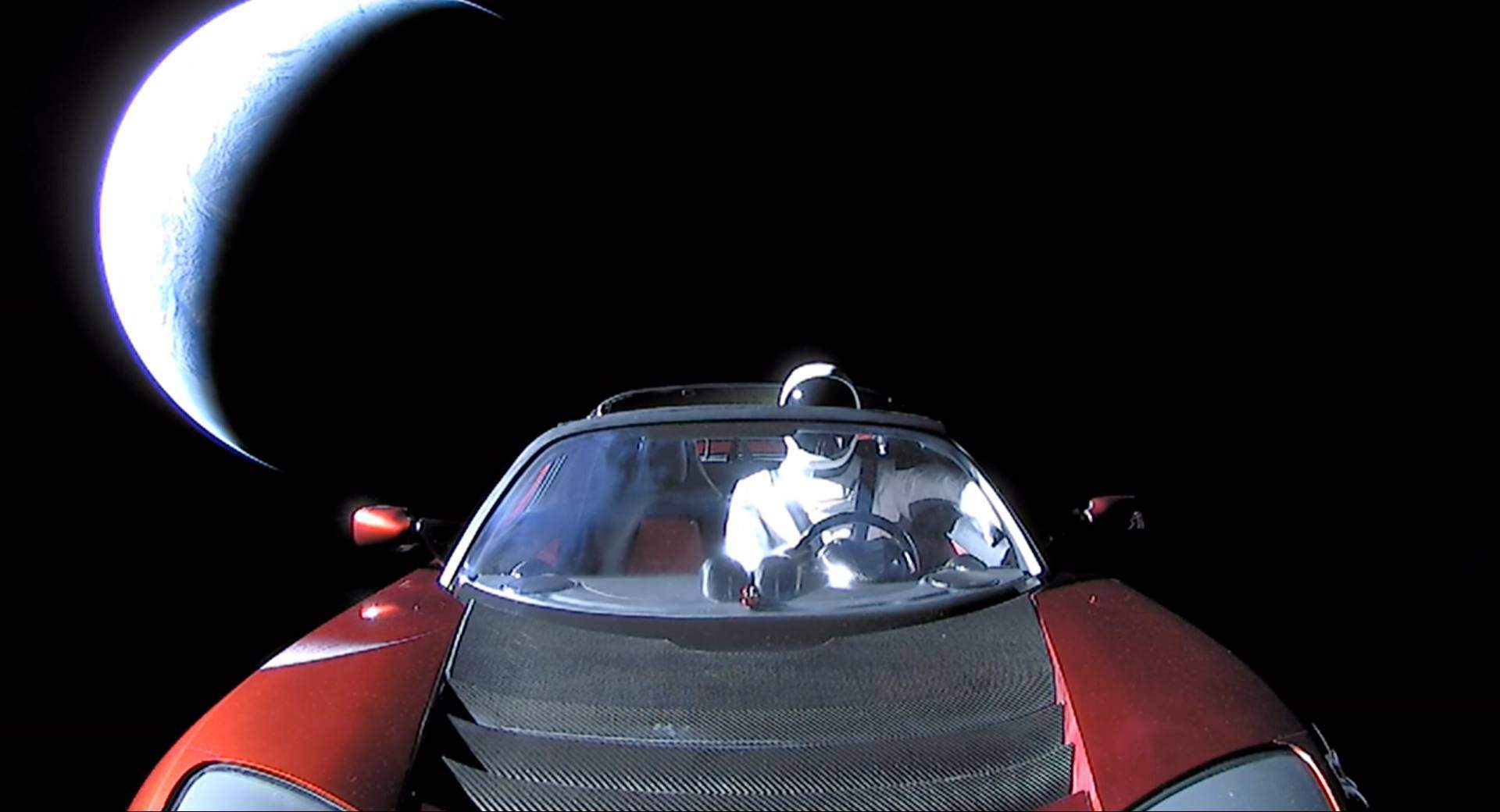 Elon Musk’s Tesla Roadster And Starman Now Cruising Past Mars | Carscoops
