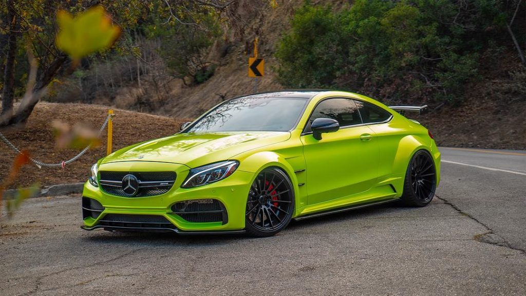 Lime Green Mercedes-AMG C63 S Coupe Is One Flamboyant Ride | Carscoops