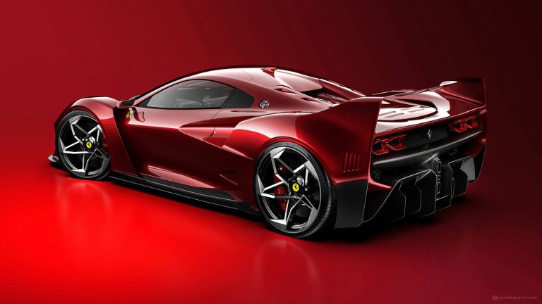 Legendary Ferrari F40 Reimagined Using Brand’s Current Styling Cues ...