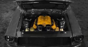 Forget The Hellephant, This 1968 Mustang Has A Twin-Turbo Ferrari ...