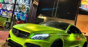Lime Green Mercedes-AMG C63 S Coupe Is One Flamboyant Ride | Carscoops
