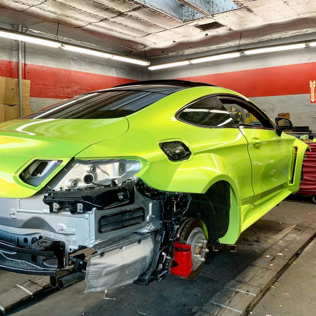 Lime Green Mercedes-AMG C63 S Coupe Is One Flamboyant Ride | Carscoops