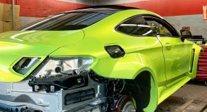 Lime Green Mercedes-AMG C63 S Coupe Is One Flamboyant Ride | Carscoops