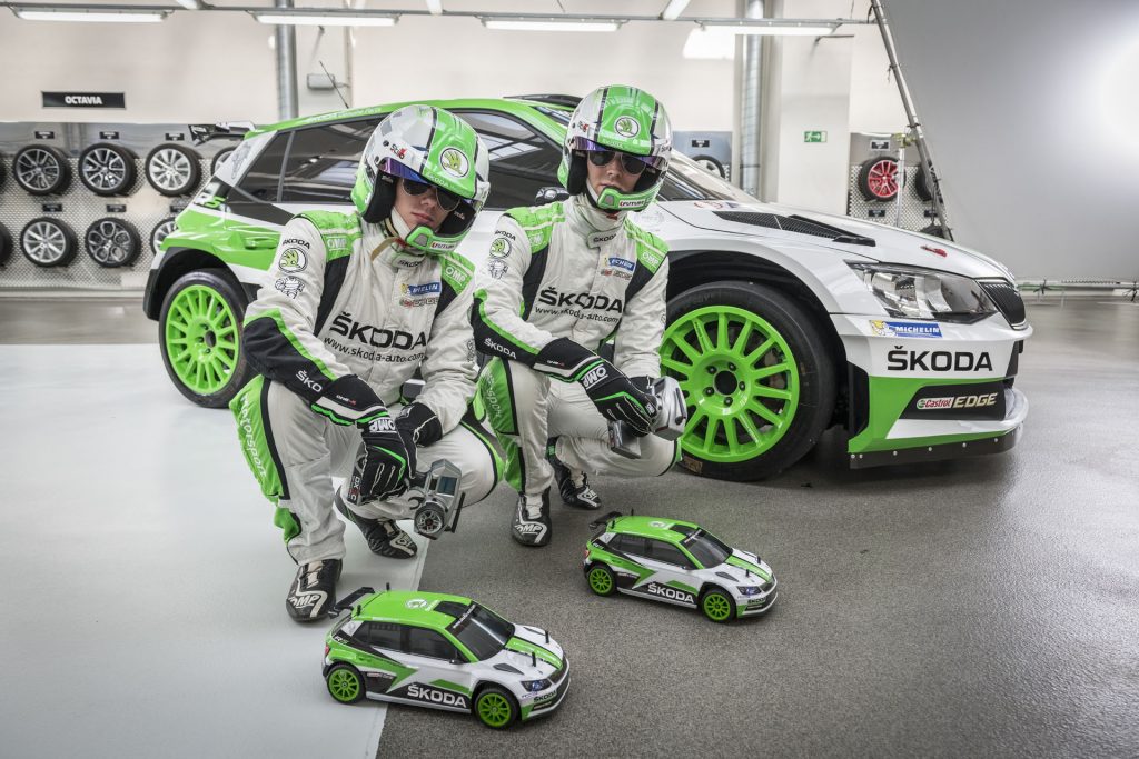 Watch A Couple Of Tiny Rally Cars Race Through Skoda’s Factory | Carscoops