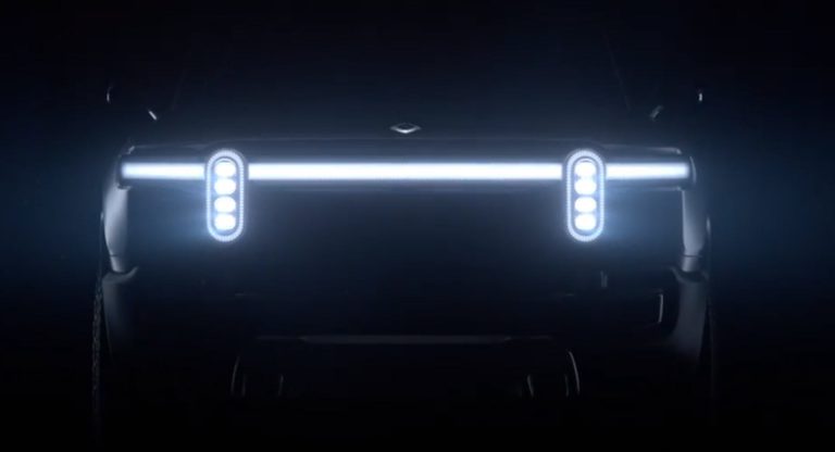 Rivian R1T Electric Pickup Teased, Debuts November 26th | Carscoops