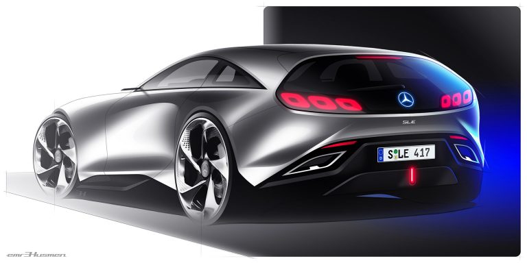 Mercedes-Benz SLE Shooting Brake Offers An Futuristic Take On The SL’s ...