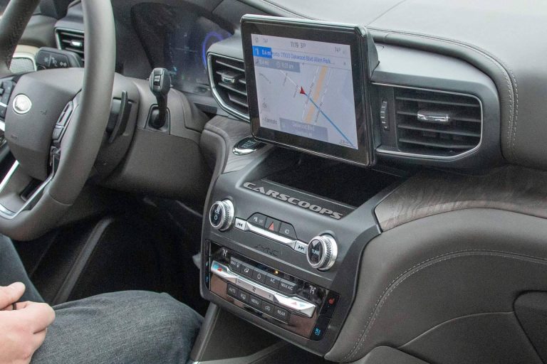 2020 Ford Explorer Interior Fully Uncovered In New Spy Shots | Carscoops