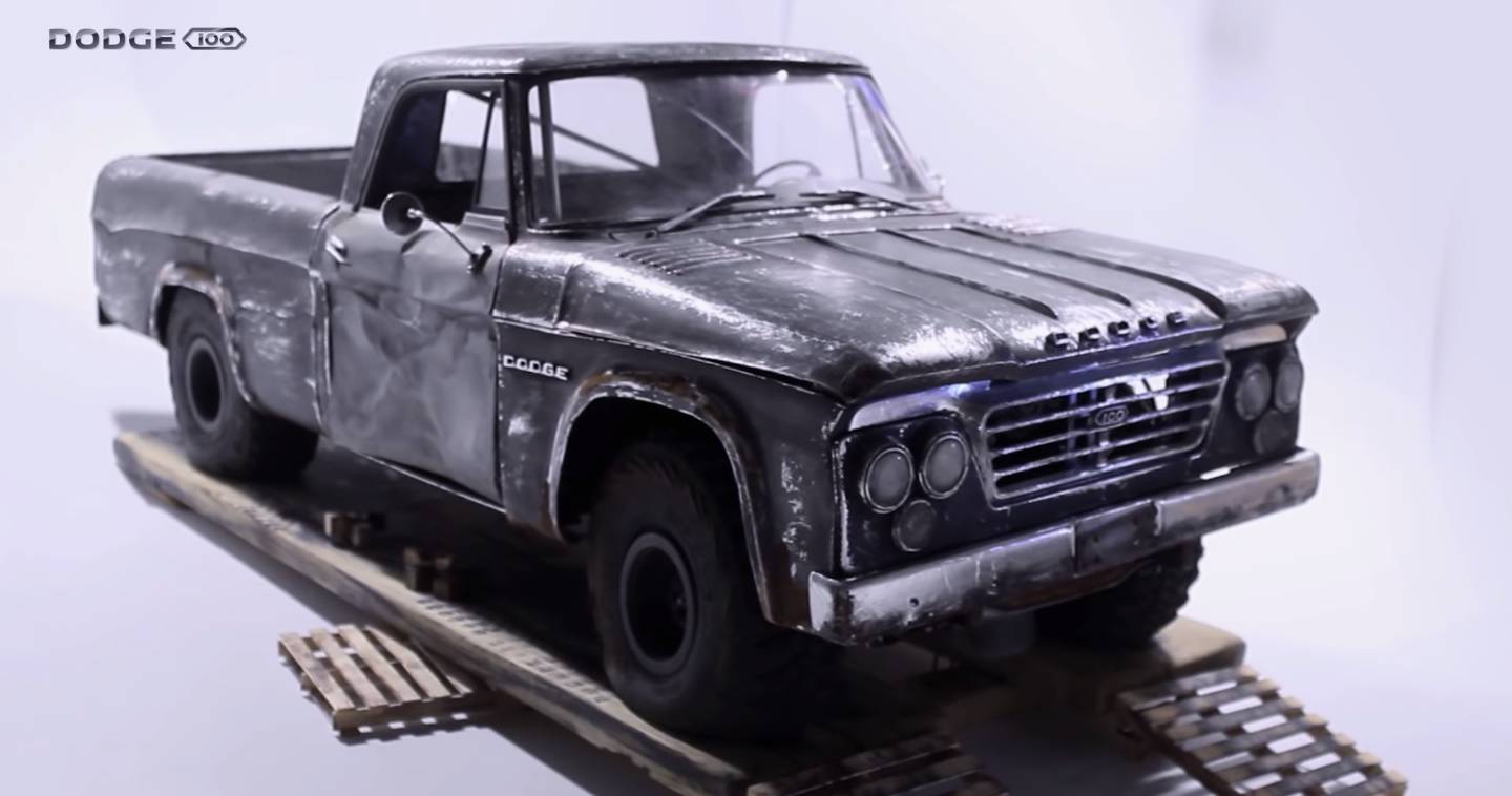 Russian Crafts An Amazingly Detailed 1961 Dodge D100 1:6 Scale Model ...