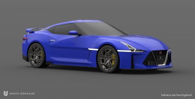 Next-Gen Nissan GT-R Illustration Brings Vision Gran Turismo And GT-R50 ...