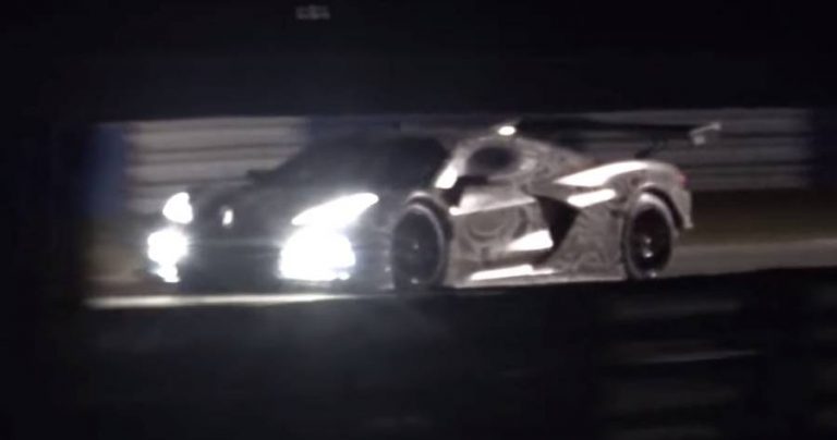 Chevrolet Corvette C8.R Racer Sounds Intense During Night Track Session ...