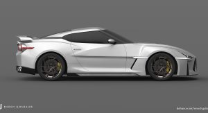 Next-Gen Nissan GT-R Illustration Brings Vision Gran Turismo And GT-R50 ...