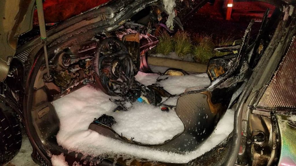 First McLaren Senna Destroyed By Fire, Was Owned By YouTuber ...