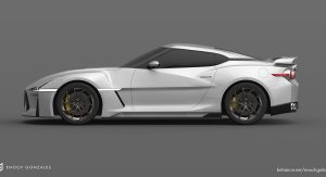 Next-Gen Nissan GT-R Illustration Brings Vision Gran Turismo And GT-R50 ...