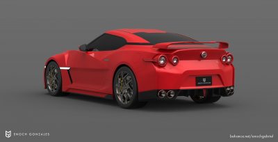 Next-Gen Nissan GT-R Illustration Brings Vision Gran Turismo And GT-R50 ...