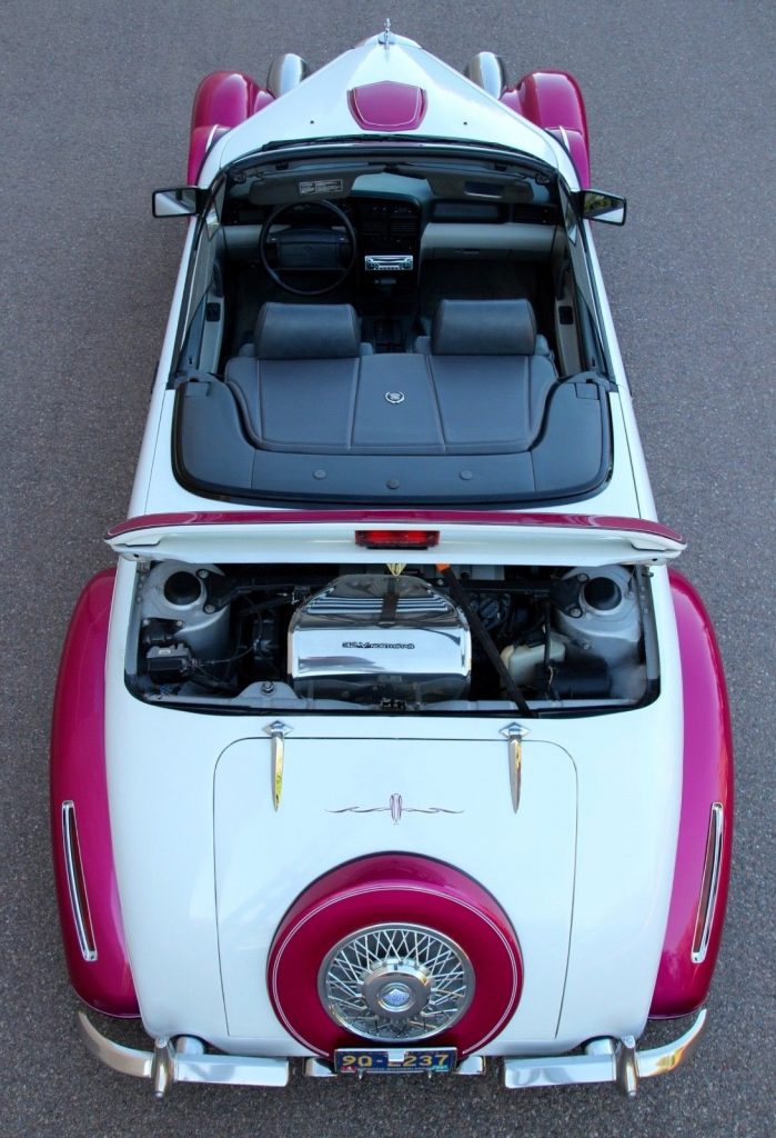 This Weird Retro Riley Contraption Has A Rear-Mounted Cadillac V8 ...