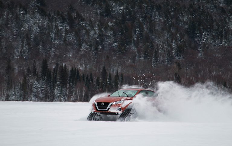 Nissan Celebrates The AWD Altima By Giving It Tracks | Carscoops