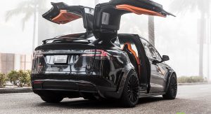 Orange And The All Black: Meet T Sportline's Widebody Tesla Model X ...
