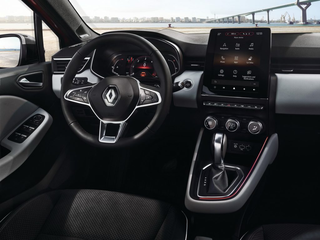 First Look Inside 2020 Renault Clio Reveals Striking Tech-Heavy ...