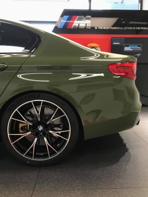 BMW M5 Painted In Urban Green Individual Is Sure To Get Your Attention | Carscoops