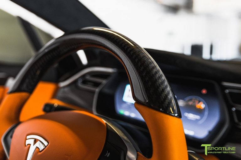 Orange And The All Black: Meet T Sportline’s Widebody Tesla Model X ...