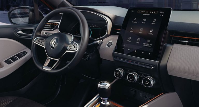 First Look Inside 2020 Renault Clio Reveals Striking Tech-Heavy ...