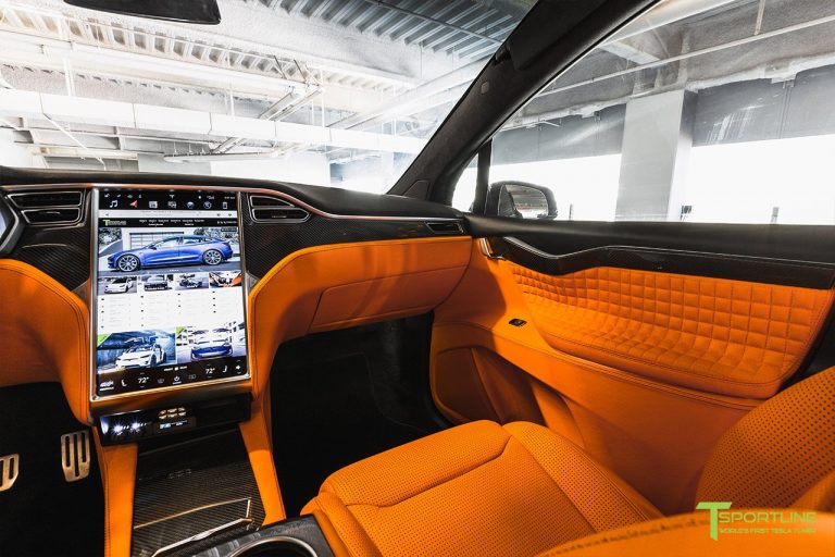 Orange And The All Black: Meet T Sportline’s Widebody Tesla Model X ...