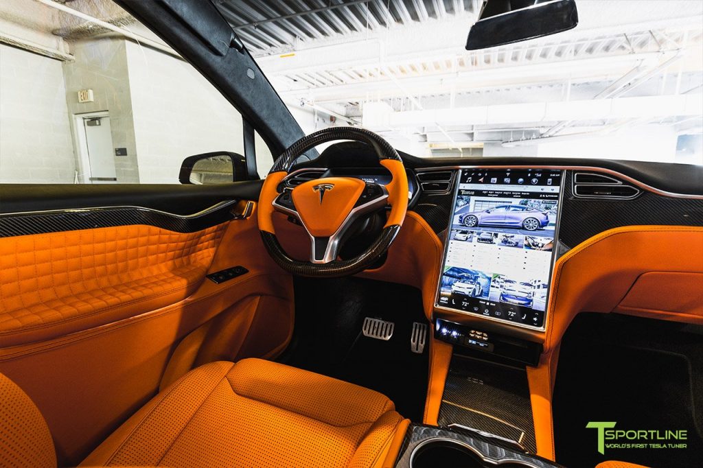 Orange And The All Black: Meet T Sportline’s Widebody Tesla Model X ...