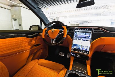 Orange And The All Black: Meet T Sportline’s Widebody Tesla Model X ...