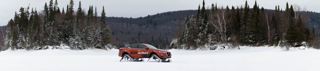 Nissan Celebrates The AWD Altima By Giving It Tracks | Carscoops