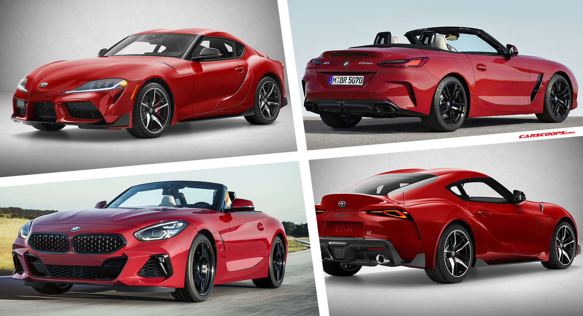 Toyota Supra Vs BMW Z4 Separated At Birth Or Two Different Animals Toyota Supra Vs BMW Z4 Separated At Birth Or Two Different Animals
