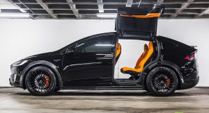 Orange And The All Black: Meet T Sportline's Widebody Tesla Model X ...