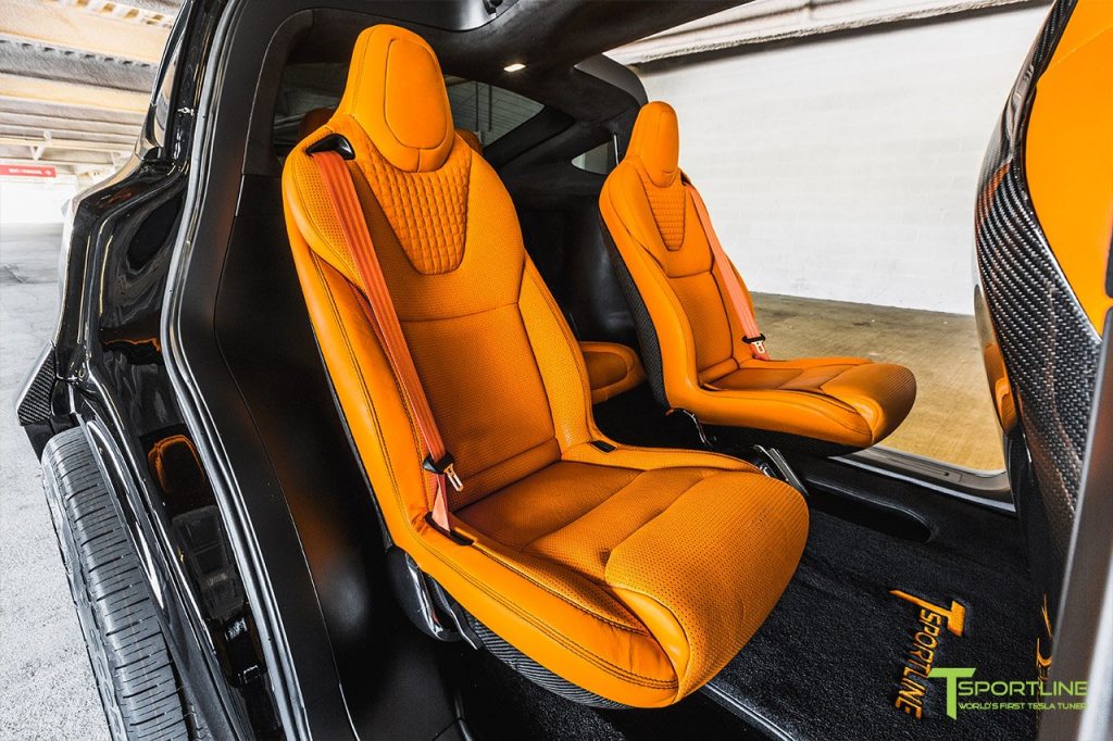 Orange And The All Black: Meet T Sportline’s Widebody Tesla Model X ...