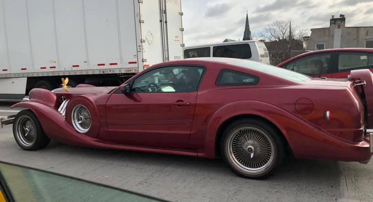 There’s A Ford Mustang Somewhere Under This Weird-Looking Contraption ...