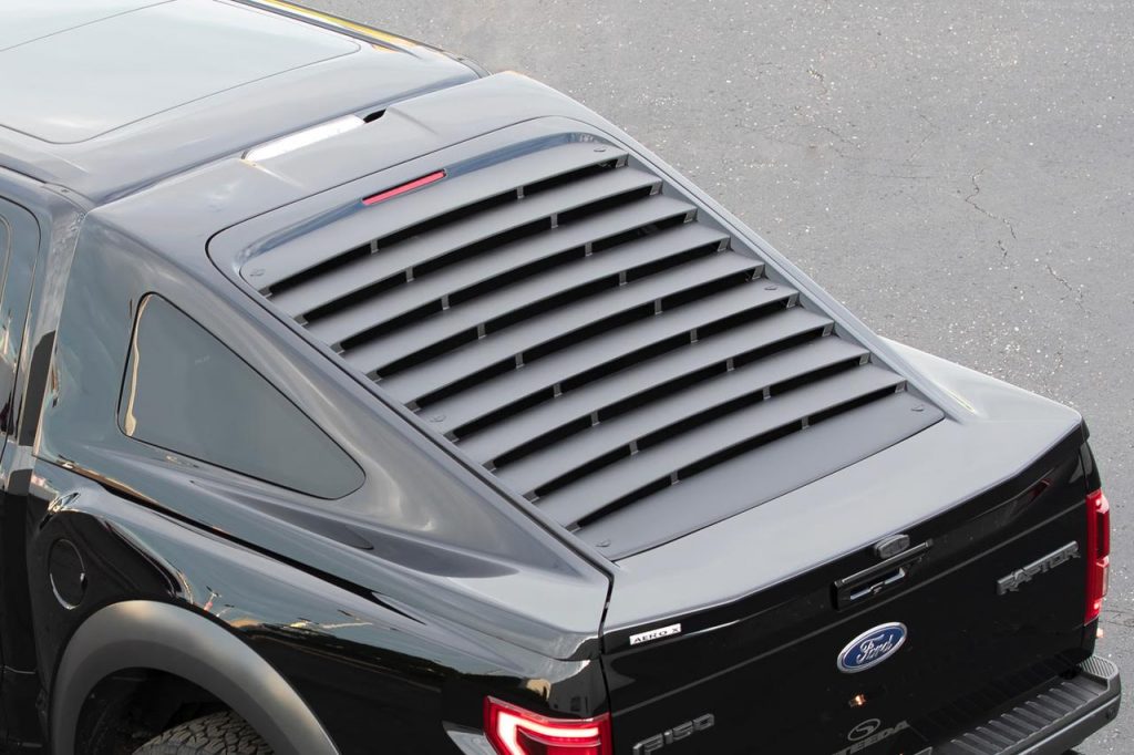 Ford F-150 With Mustang Mach 1-Inspired Fastback Bed Cap Just Looks ...