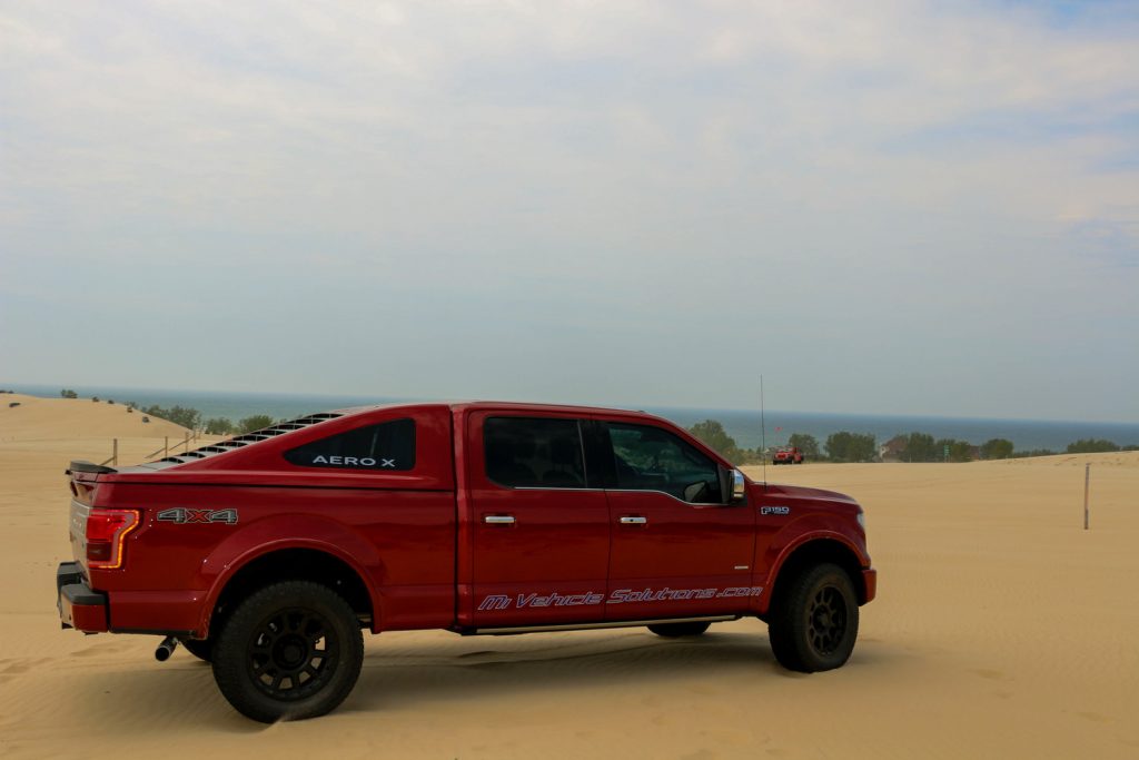Ford F-150 With Mustang Mach 1-Inspired Fastback Bed Cap Just Looks ...