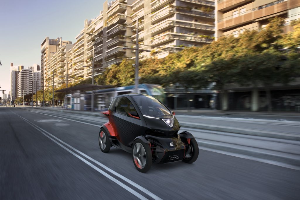 SEAT Electric Minimo Concept Balances Between Car And Bike, Enters ...