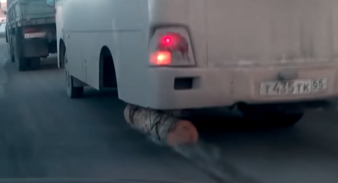 Who Knew A Wooden Log Could Also Work As A Spare Wheel? | Carscoops